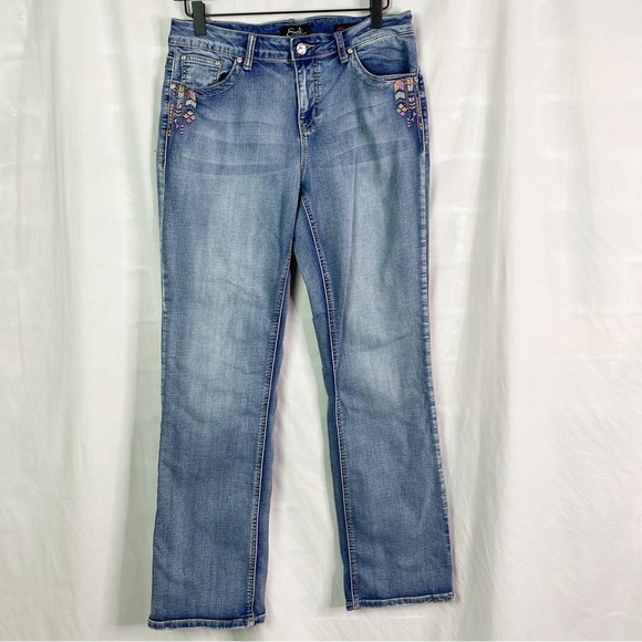 Earl Jeans | Jeans | Earl Pastel Southwest Embroidery Slim Bootcut ...